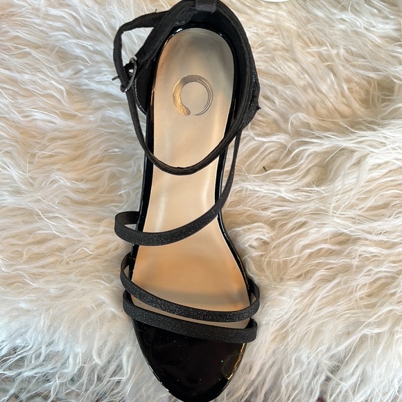 Journee Collection | Shoes | Journee Black Sparkly Heel | Poshmark